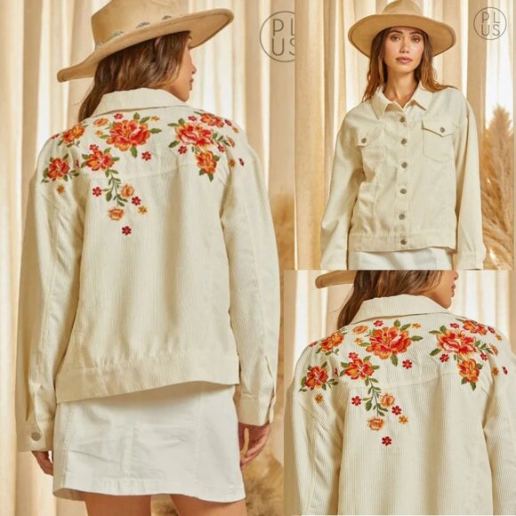 Savanna Jane | Jackets & Coats | Savanna Jane Pink And Cream Jean ...